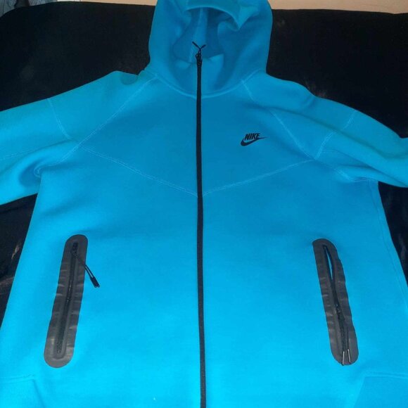 Sweaters | Blue Nike Tech Fleece | Poshmark